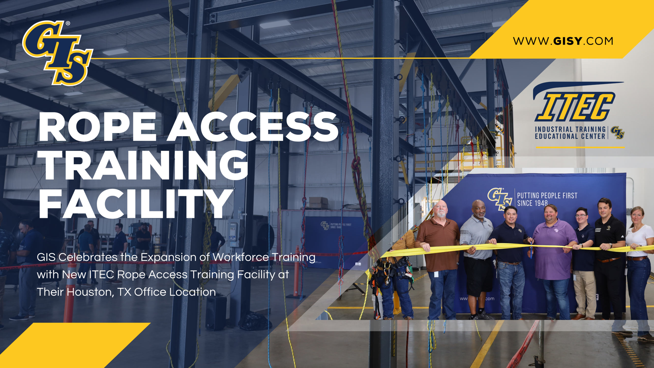 GIS Celebrates Ribbon Cutting of New Rope Access Training Facility ...